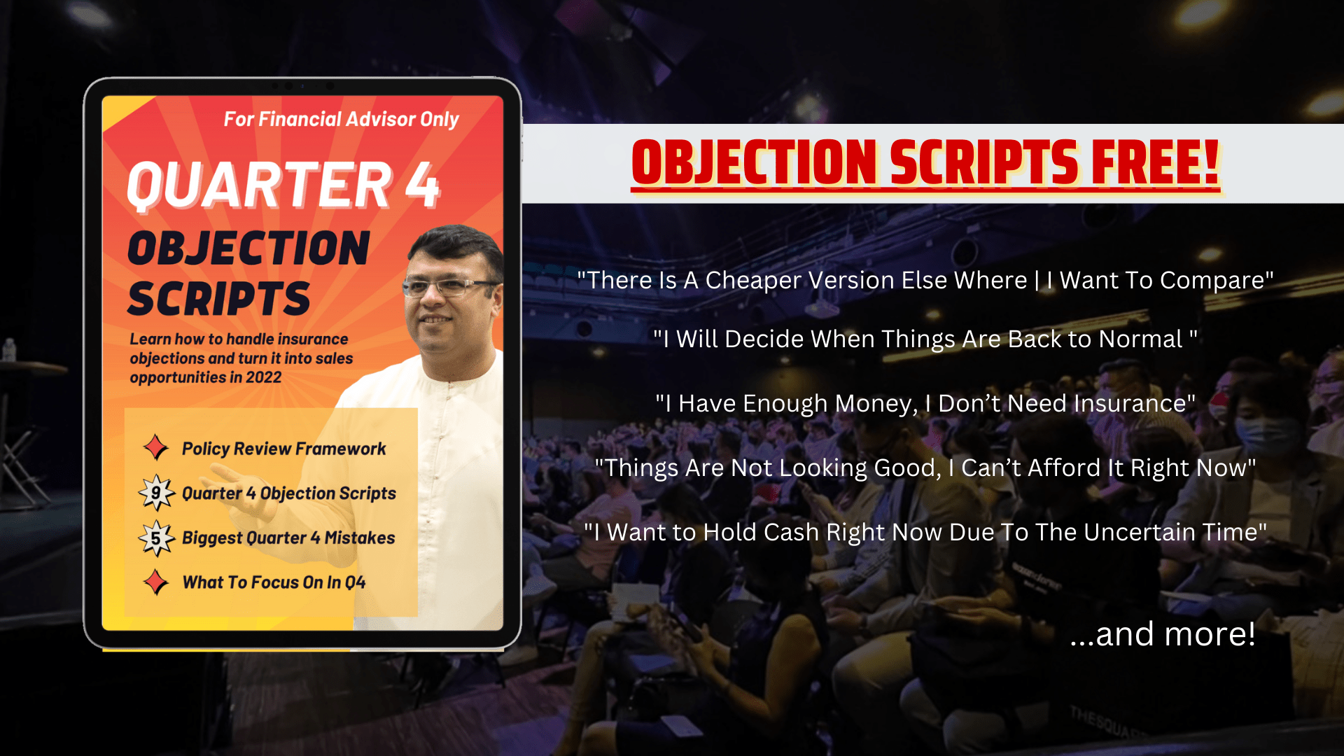 Quarter 4 Objection Scripts - Dr Sanjay Tolani