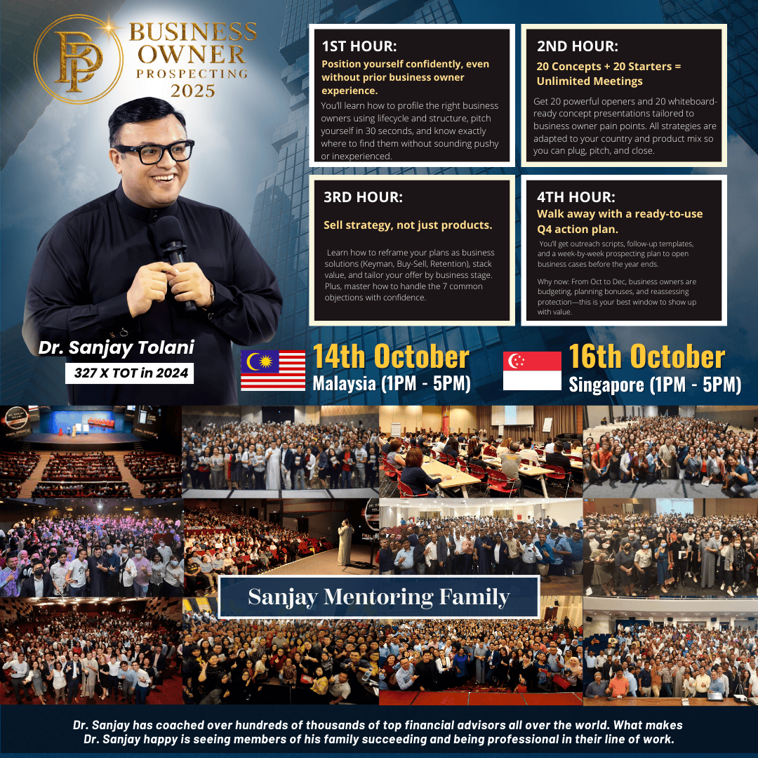 Business Owner Prospecting 2025 | Dr. Sanjay Tolani